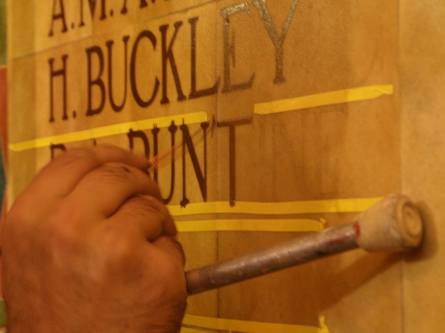 Gold Leaf Lettering | Nick the Signwriter
